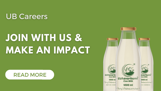 Careers at UB | Uzhavarbumi - Fresh Cow Milk in Chennai